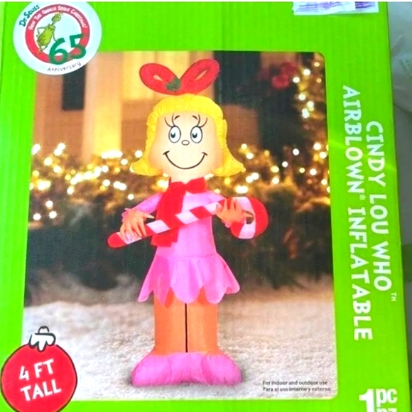 Gemmy | Holiday | 4 Ft Tall Cindy Lou Who Inflatable | Poshmark